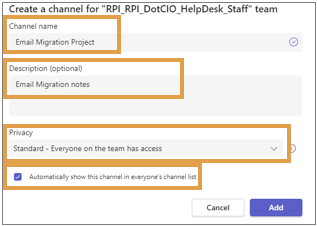 Microsoft Teams - Requesting a New Team, add Team members/adding ...
