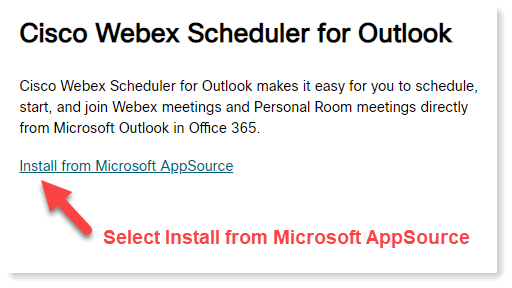 Getting Started: Using the Webex Scheduler with Outlook - MacOS ...