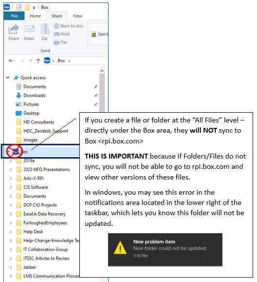 Box Drive - sync issue when saving files under All Files level – DotCIO ...