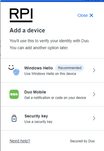 Duo Mobile - Enrolling Biometric Based Auth with Duo Using Passkeys ...